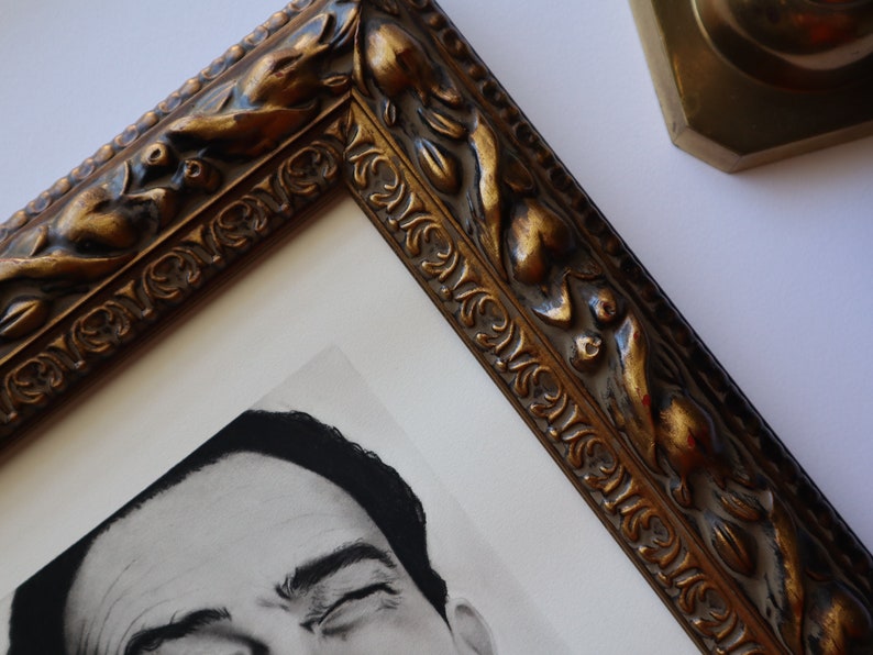 Salvador Dali Original Charcoal Drawing, Hyper-realism, Fine Art ...