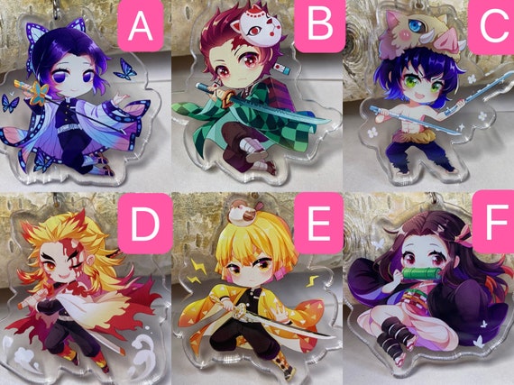 Cute Anime Keychain Cartoon Keychain - Etsy