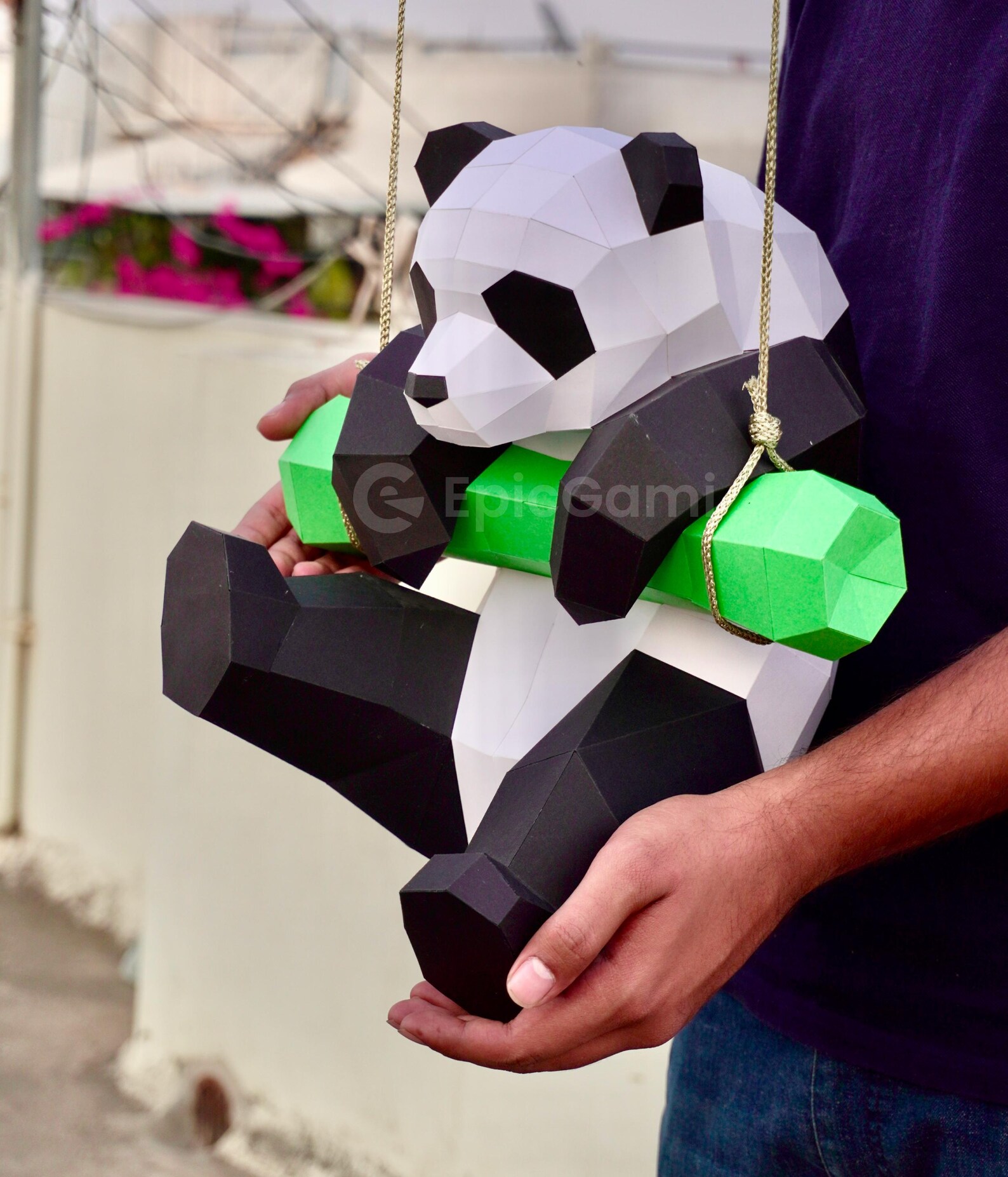 Panda Paper Craft 3d Diy Papercraft Template for Paper Crafting Low ...