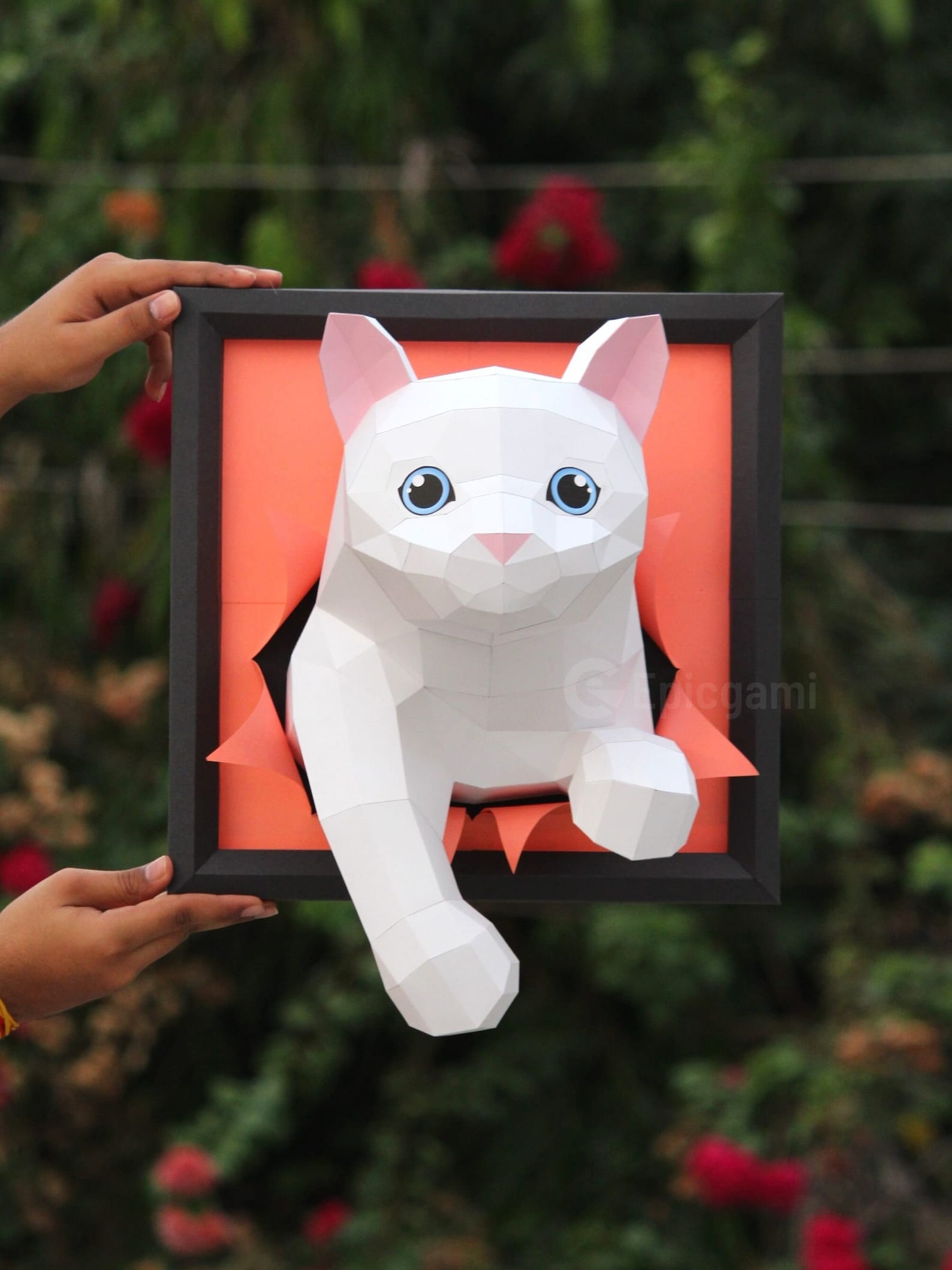 Cat papercraft plantilla de modelo de gato papercraft diy - Etsy España