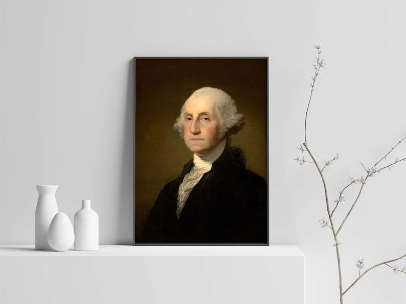 George Washington Poster President of the United States Art - Etsy