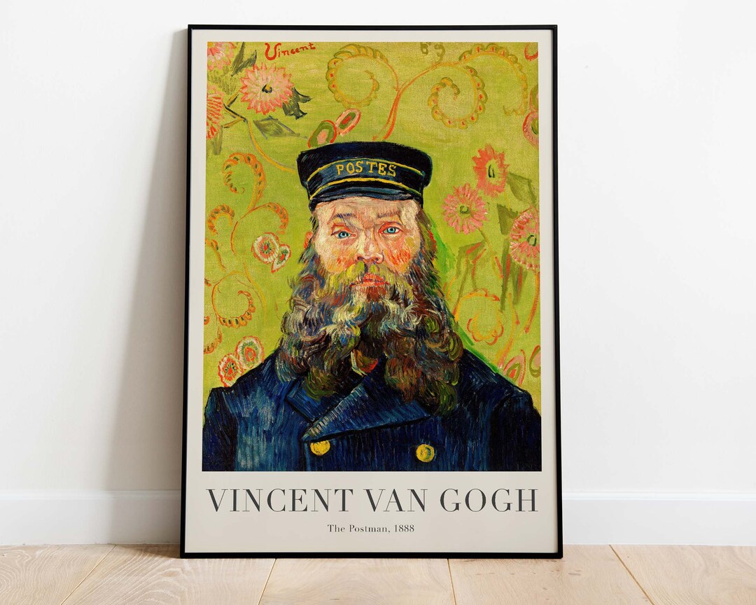 Vincent Van Gogh - the Postman, Printable Poster, Downloadable Art ...