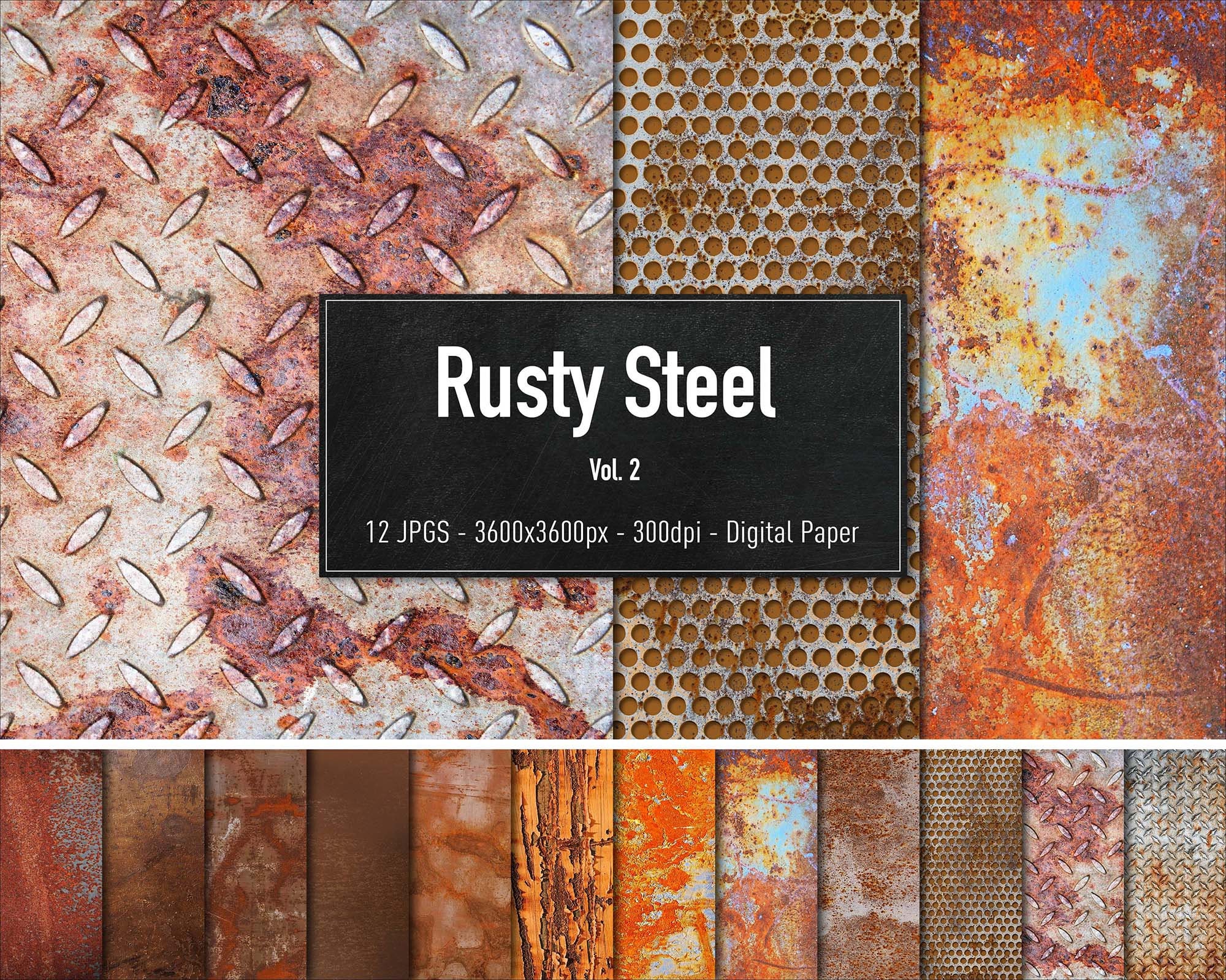 Rusted Metal Wall Panels