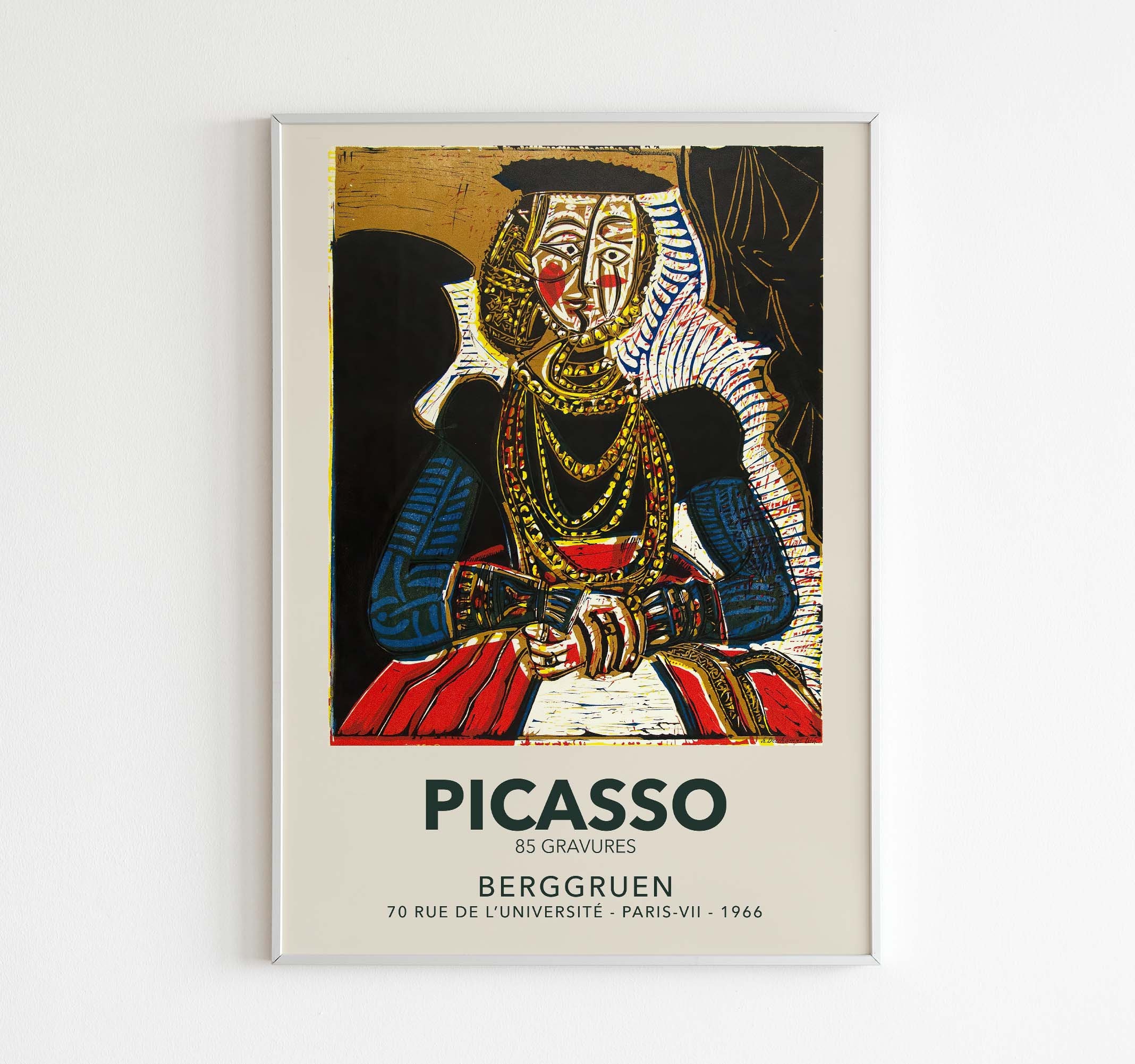 Set of 6 Pablo Picasso Exhibition Poster Downloadable Art | Etsy