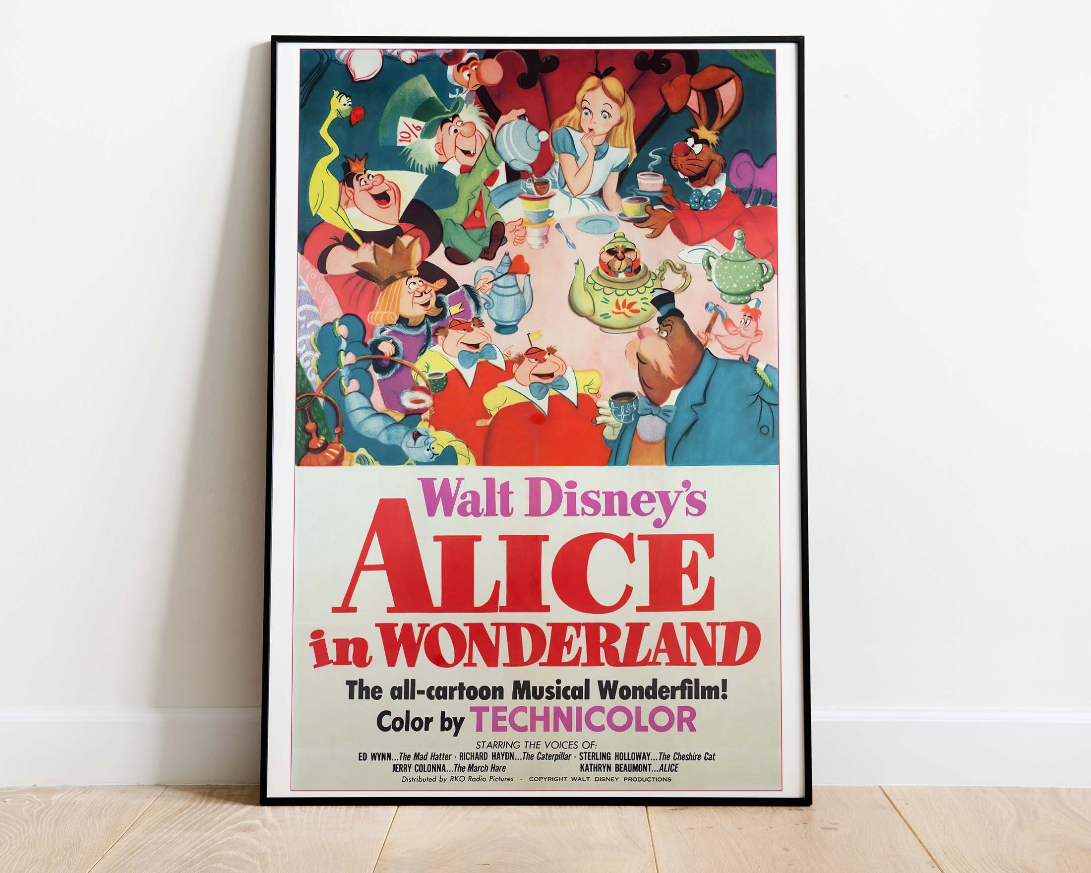 Vintage Alice In Wonderland Poster