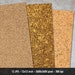 Natural Corc Texture, 12 Different Images, Digital Paper, Instant ...