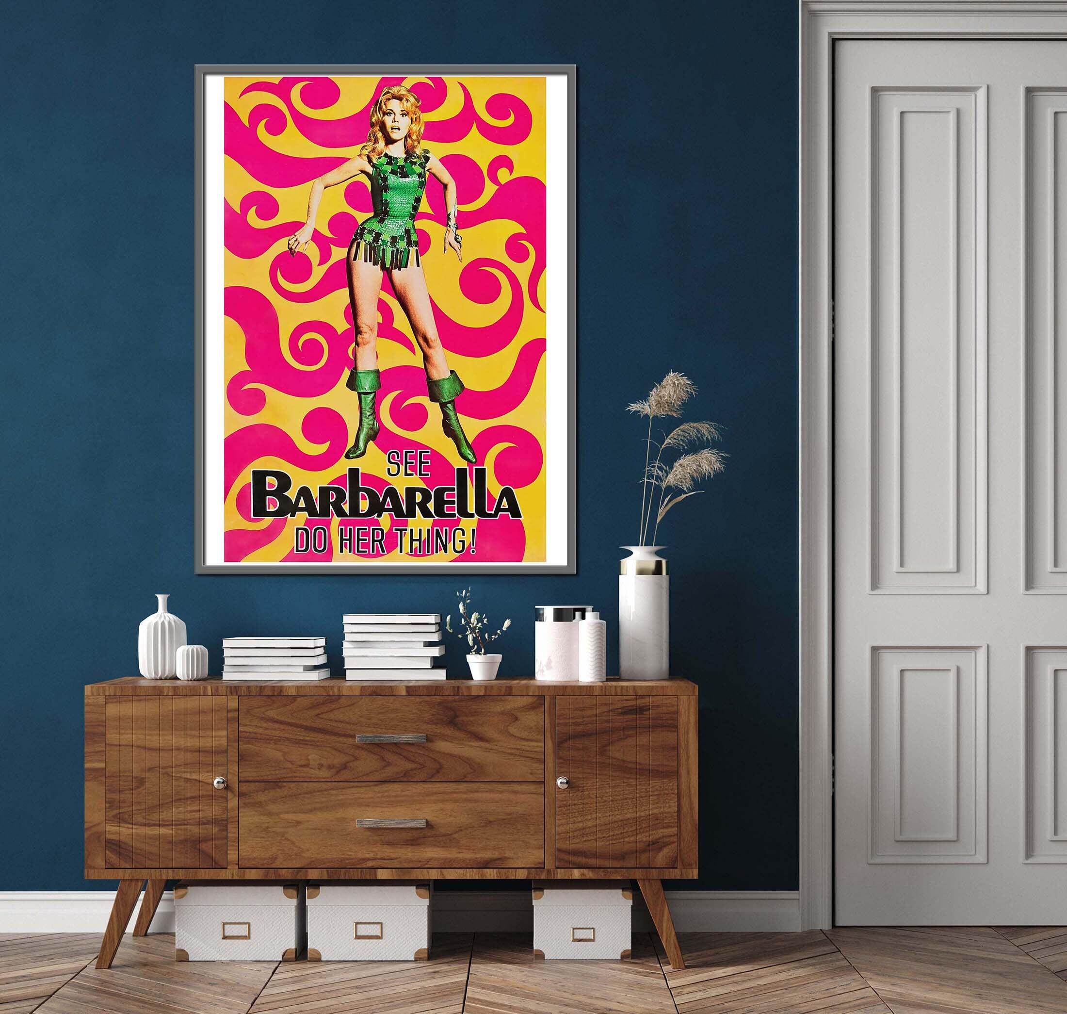 Barbarella Poster Vintage Jane Fonda Cinema Poster | Etsy