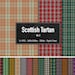 Scottish Tartan, Plaid Pattern, Vol.2, 16 Different Images, Digital ...
