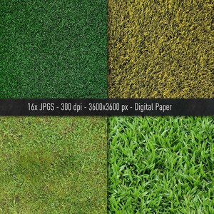 Grass & Lawn, 16 Different Images, Digital Paper, Instant Download - Etsy