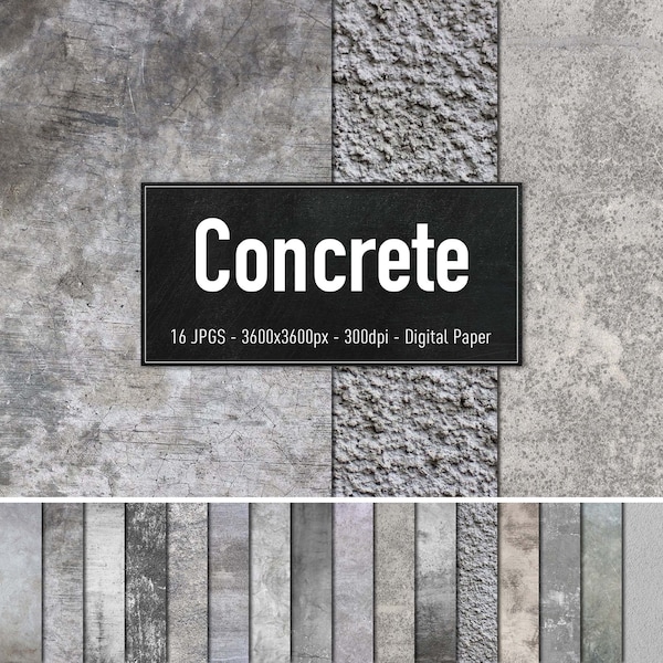 Concrete Wallpaper - Etsy