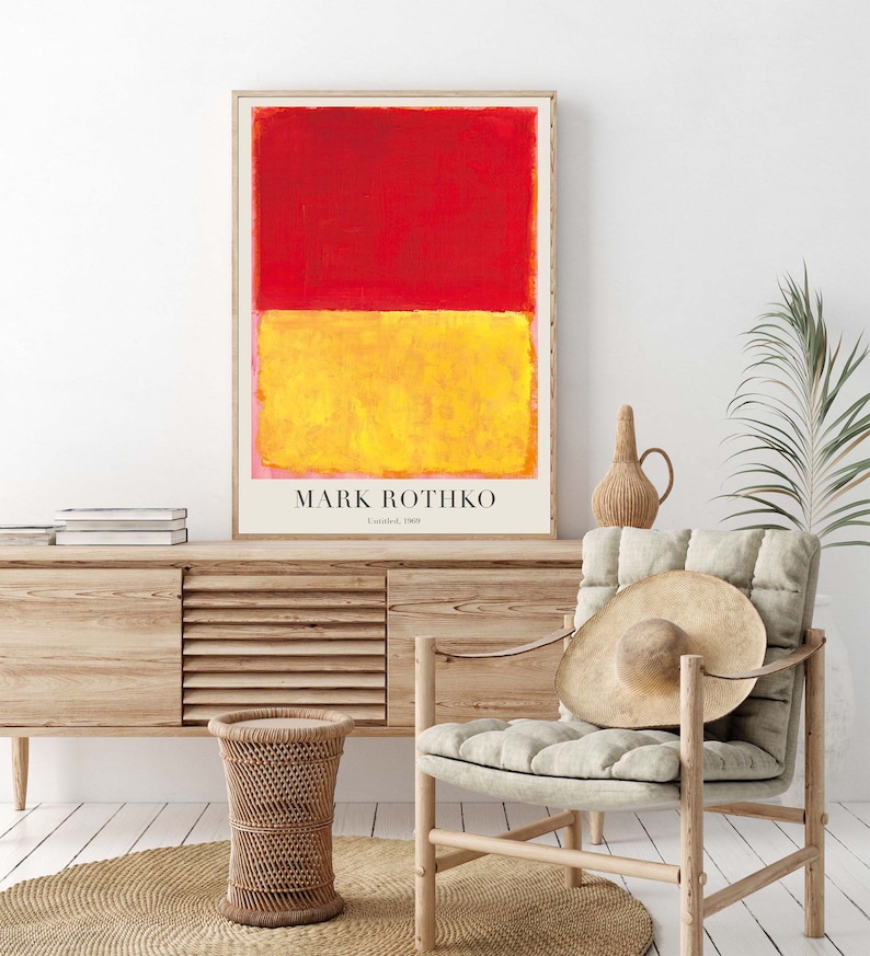 Mark Rothko - Untitled, 1969, Printable Poster, Downloadable Art Print ...