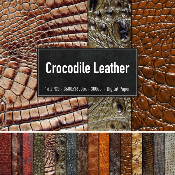 Crocodile Leather - Etsy