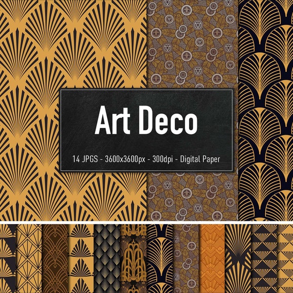 Art Deco Paper - Etsy