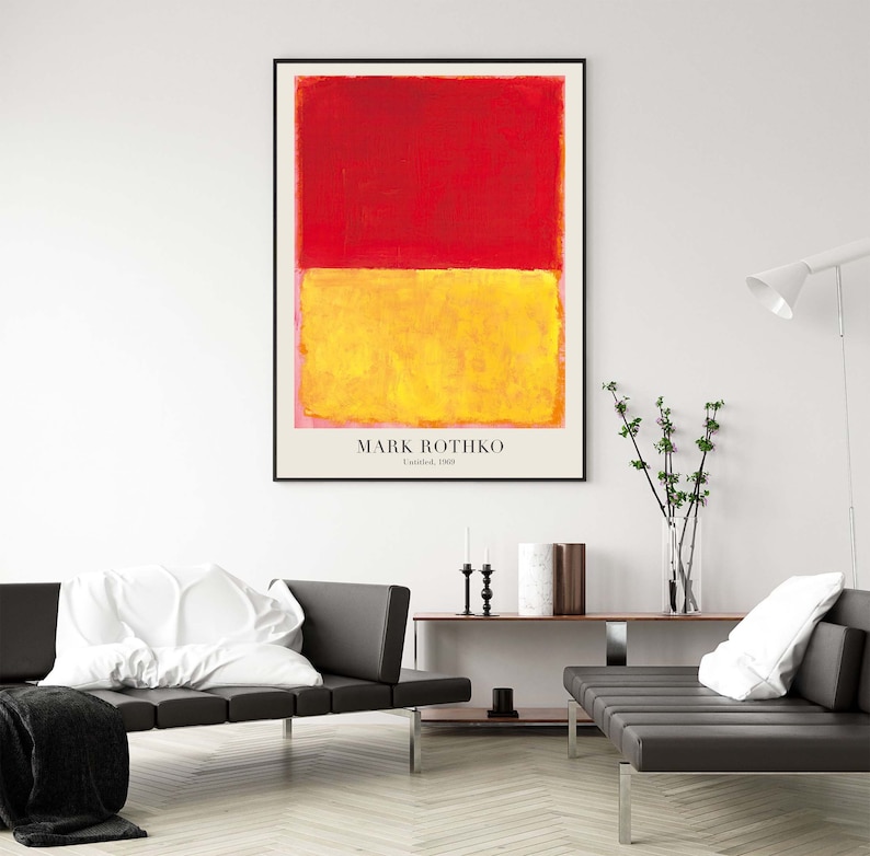 Mark Rothko - Untitled, 1969, Printable Poster, Downloadable Art Print ...