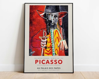 Pablo Picasso Art Exhibition Poster Digital Download Print - Etsy