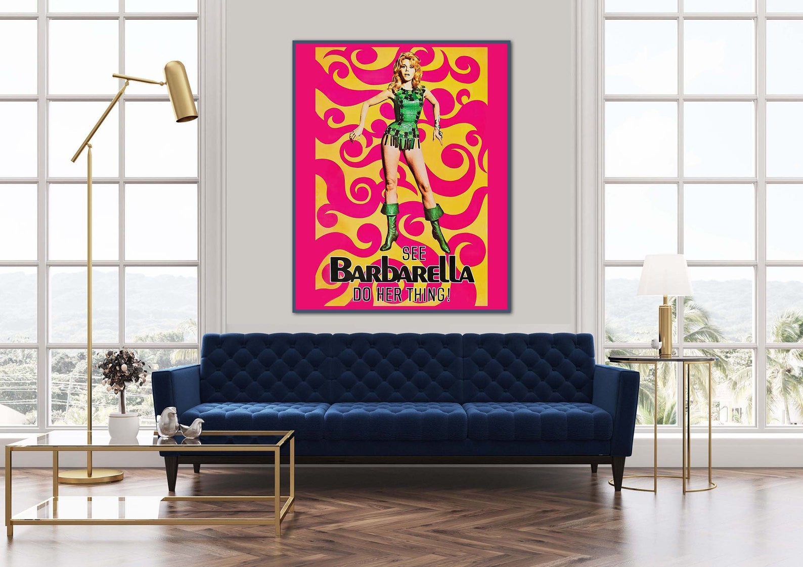 Barbarella Poster Vintage Jane Fonda Cinema Poster - Etsy