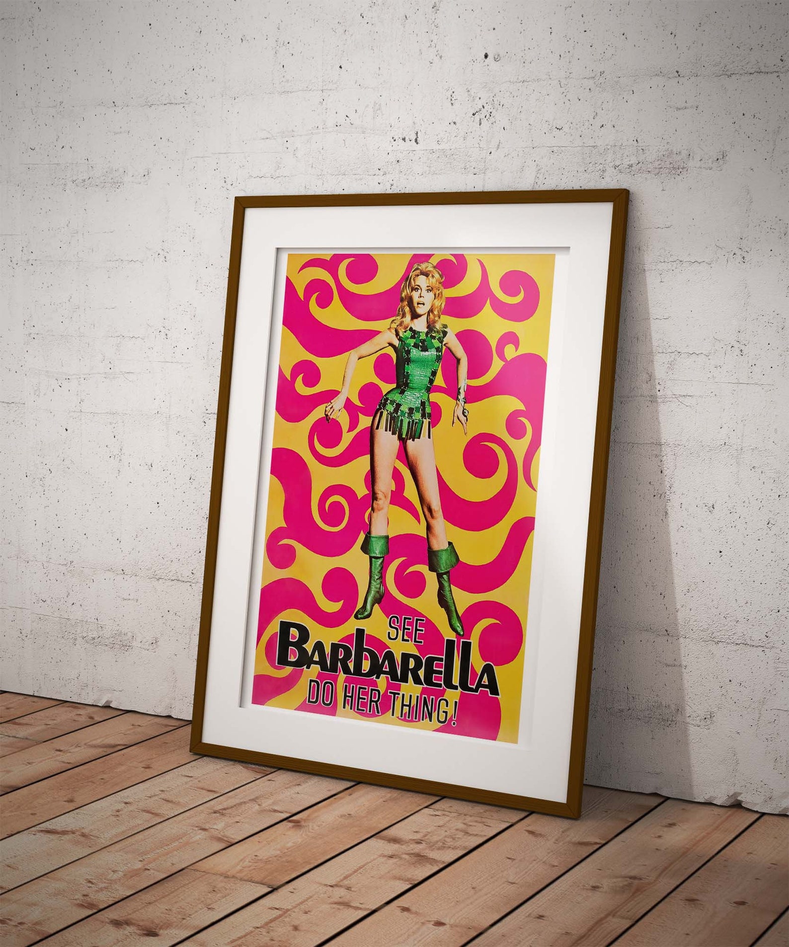 Barbarella Poster Vintage Jane Fonda Cinema Poster | Etsy