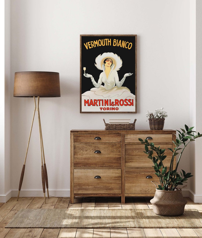 Martini & Rossi Vintage Kitchen Poster Downloadable Art - Etsy