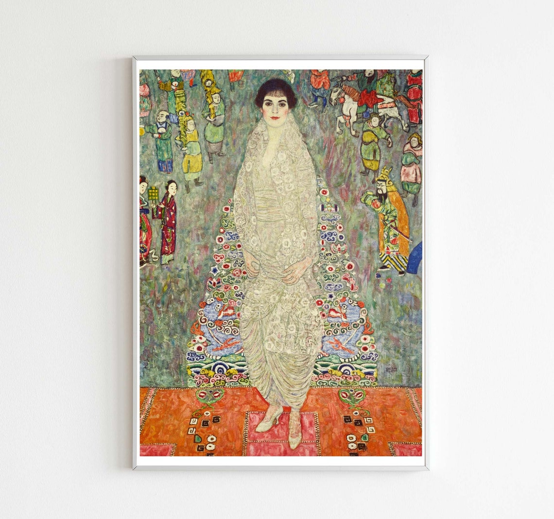 Gustav Klimt Poster Portrait of Elisabeth Lederer | Etsy