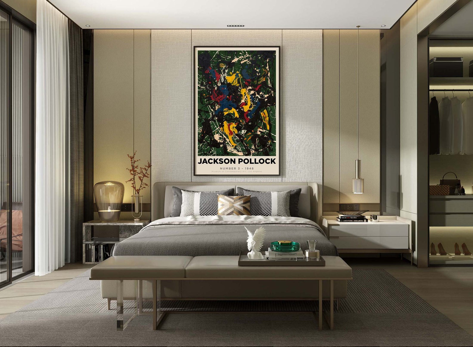 Jackson Pollock Number 3 Printable Art Instant Download - Etsy