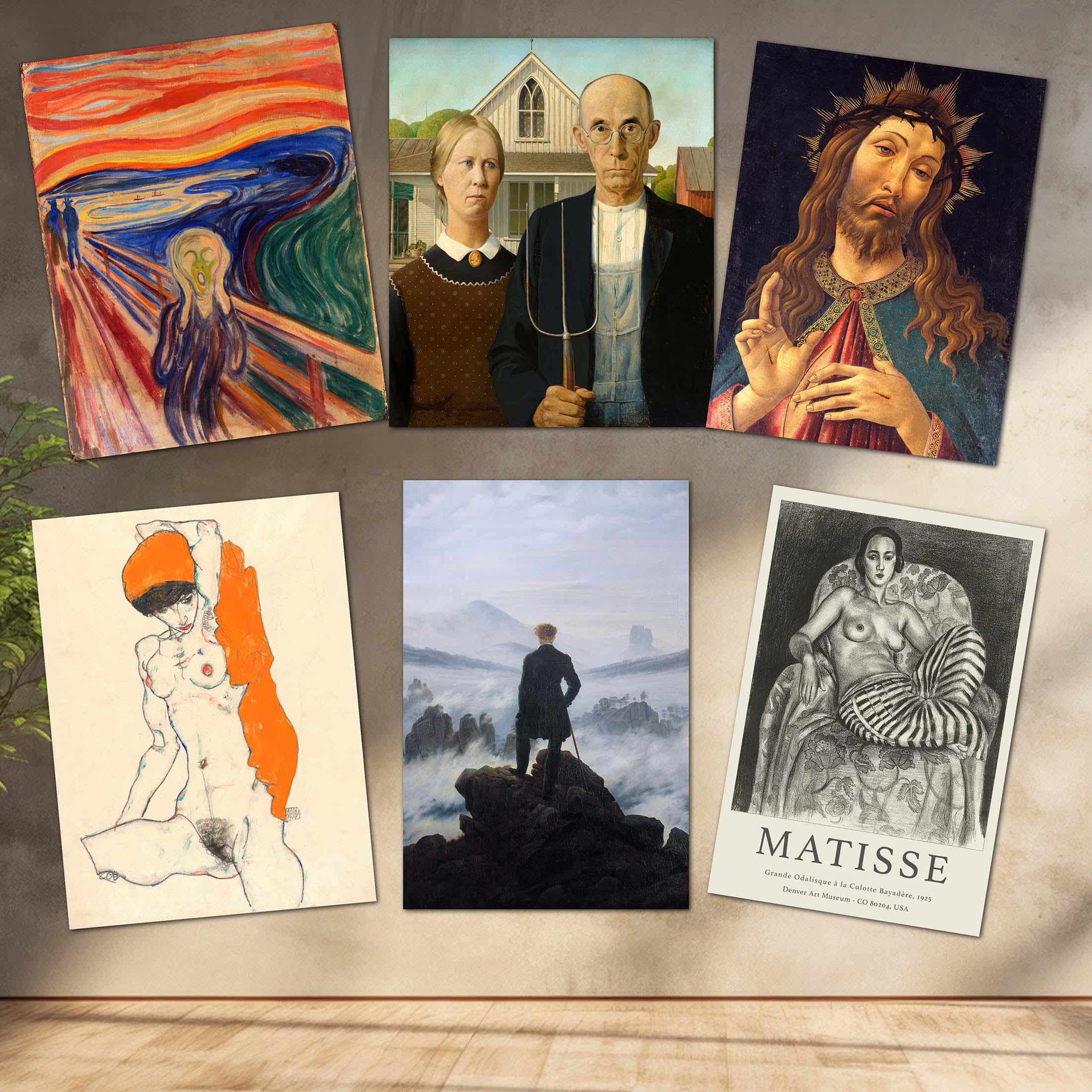 Most Famous Paintings - 150 Master Pieces From Different Artists, 150 ...