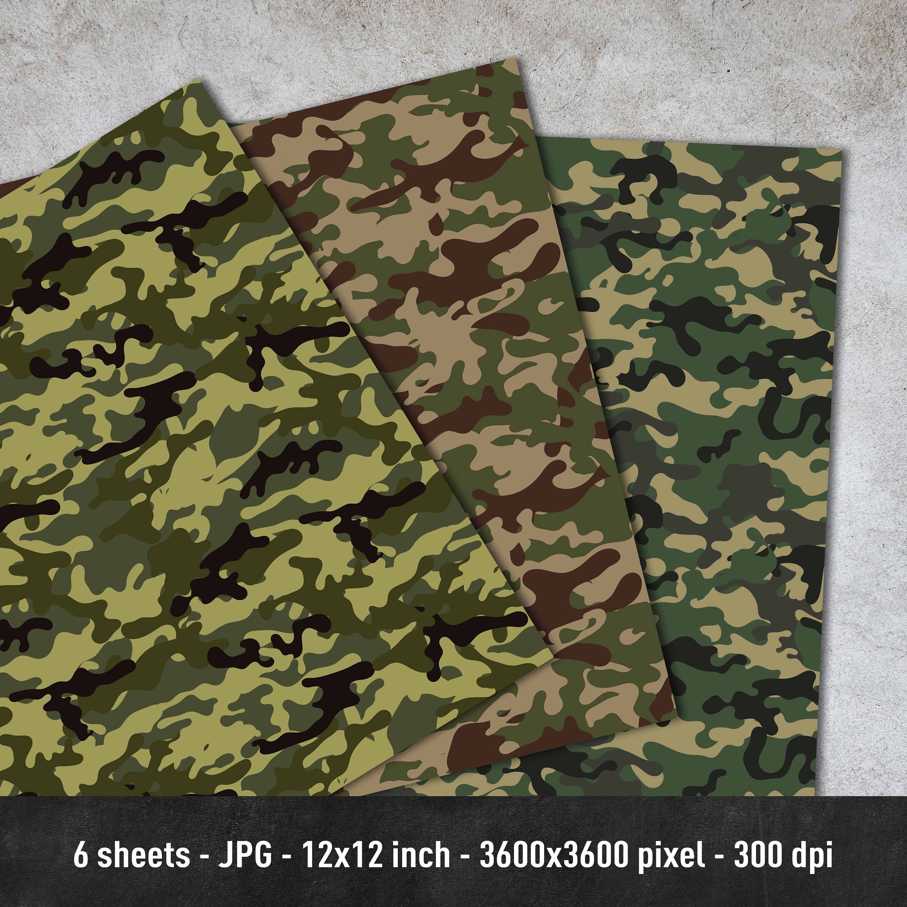 Camouflage Pattern Vol.1 Army Camo Design Digital Paper - Etsy Australia