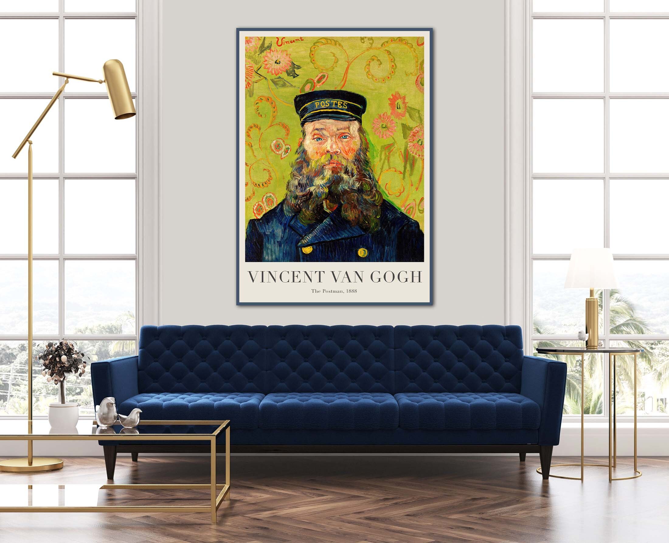 Vincent Van Gogh - the Postman, Printable Poster, Downloadable Art ...