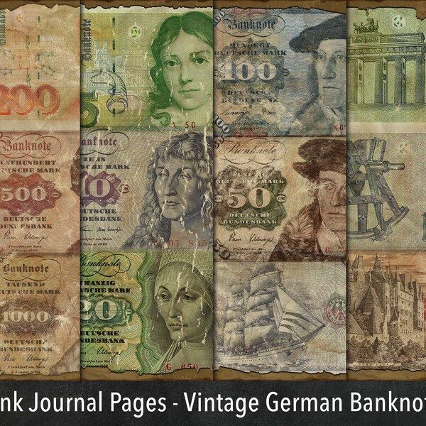 German Banknotes - Etsy