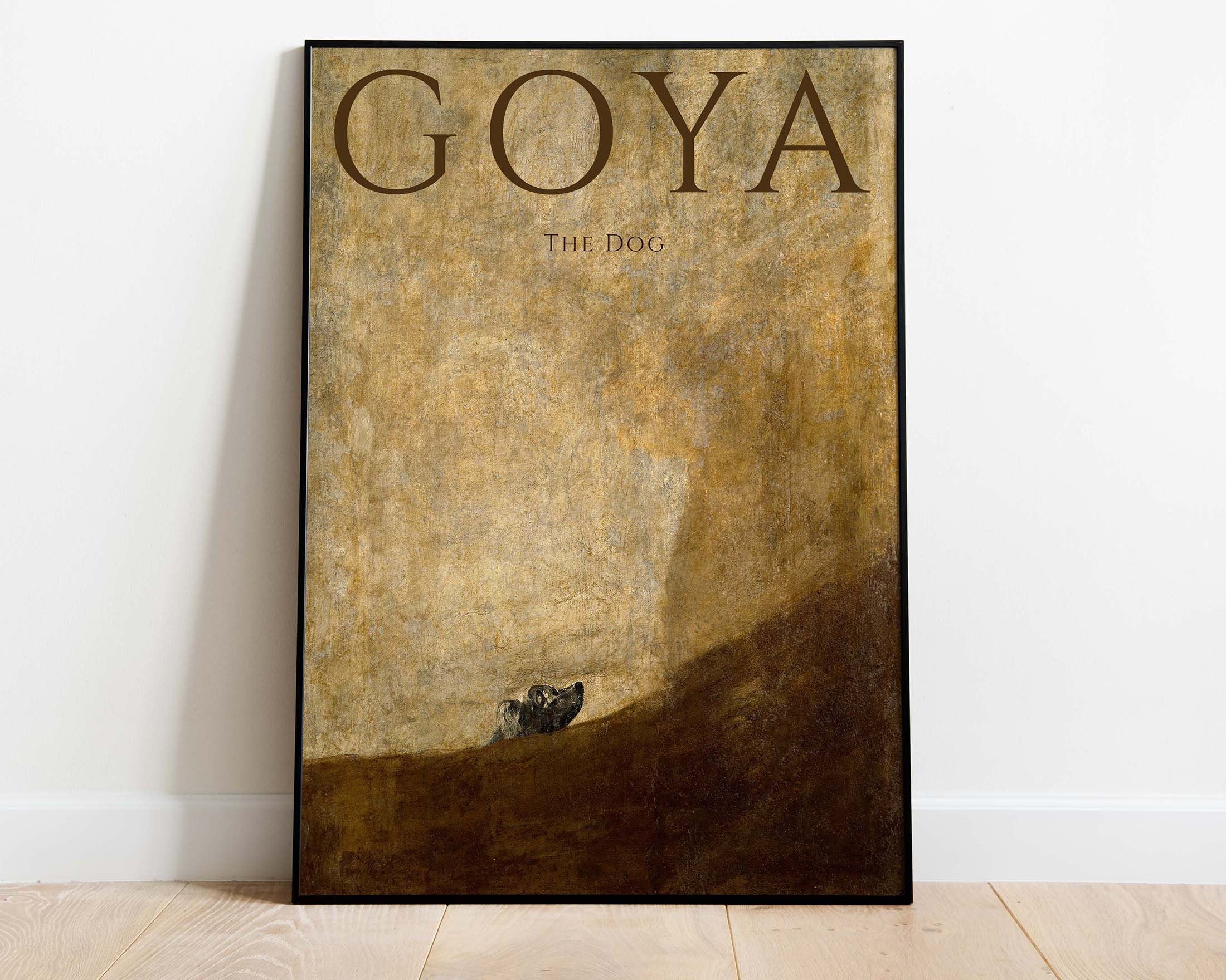 Francisco de Goya El Perro Póster Imprimible Impresión de - Etsy España