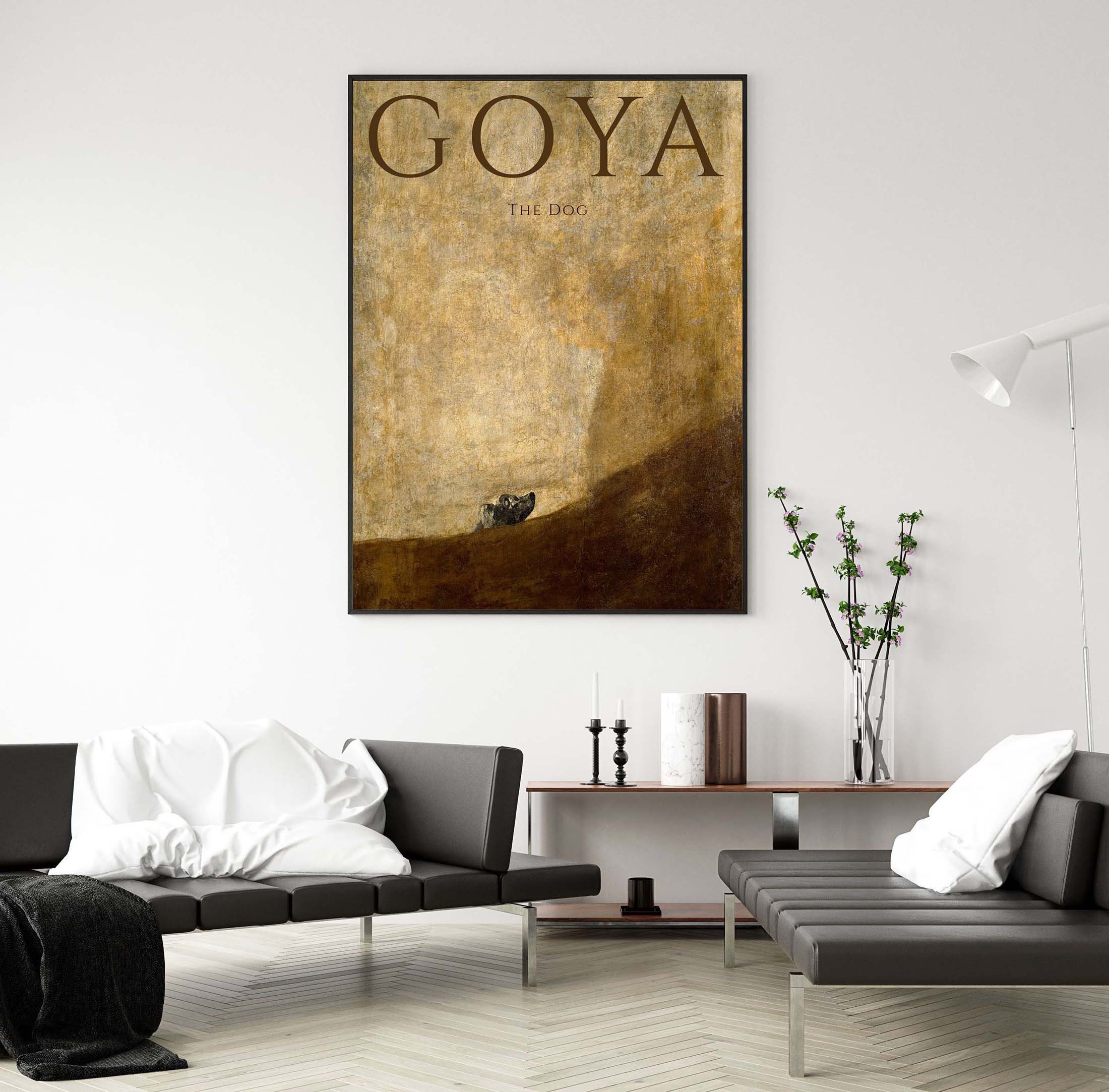 Francisco De Goya, the Dog, Printable Poster, Downloadable Art Print ...