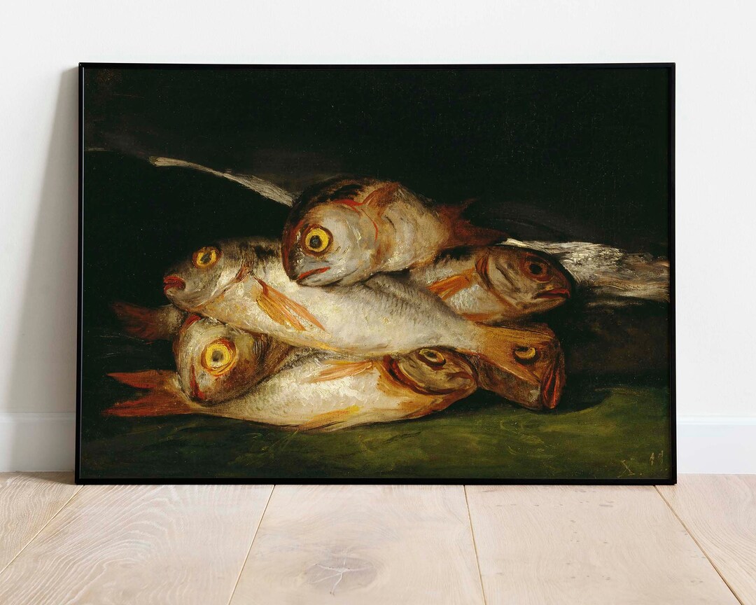Francisco De Goya Still Life With Golden Bream Printable - Etsy