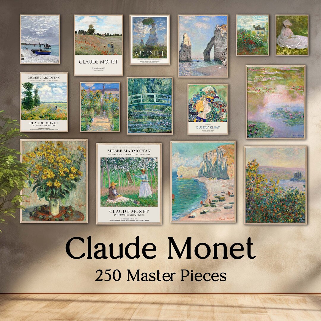Claude Monet - 250 Master Pieces, the Artist's 250 Most Beautiful Works ...