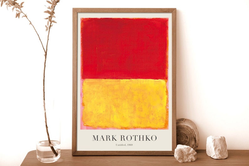 Mark Rothko - Untitled, 1969, Printable Poster, Downloadable Art Print ...
