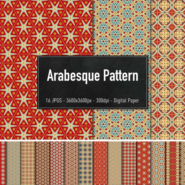 Arabesque Pattern - Etsy