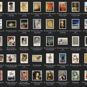 Most Famous Paintings - 150 Master Pieces From Different Artists, 150 ...
