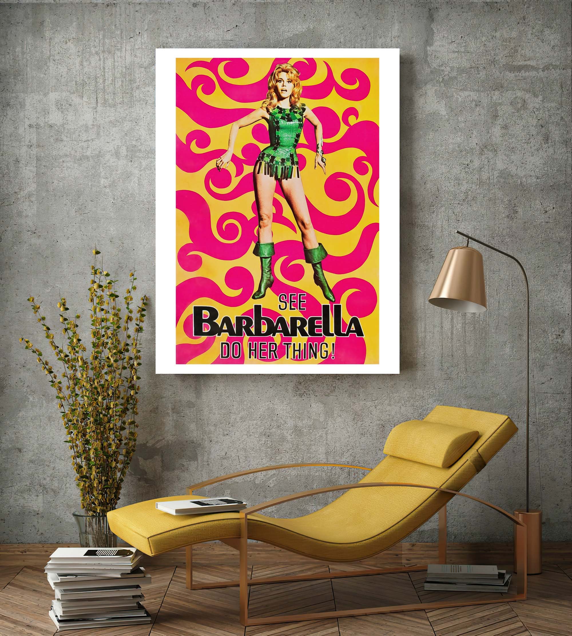 Barbarella Poster Vintage Jane Fonda Cinema Poster | Etsy