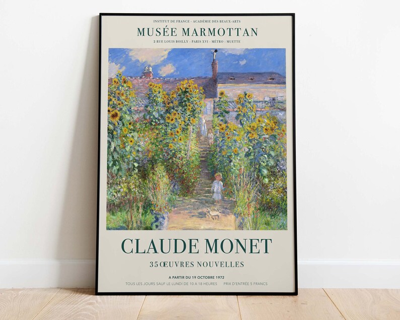 Set of 6 Claude Monet Posters, Downloadable Art Print, Instant Download ...