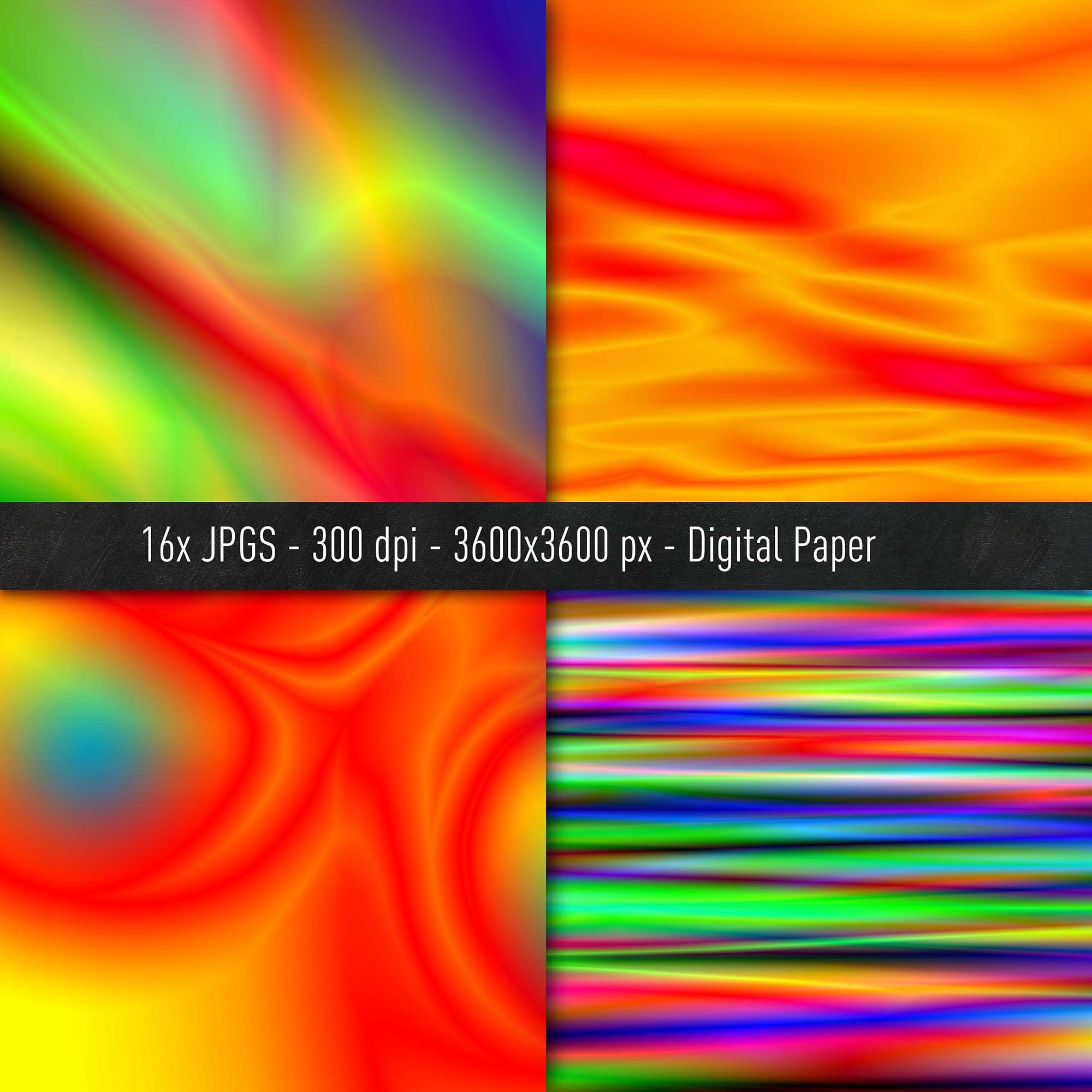 Psychedelic Pattern 16 Different Images Digital Paper - Etsy