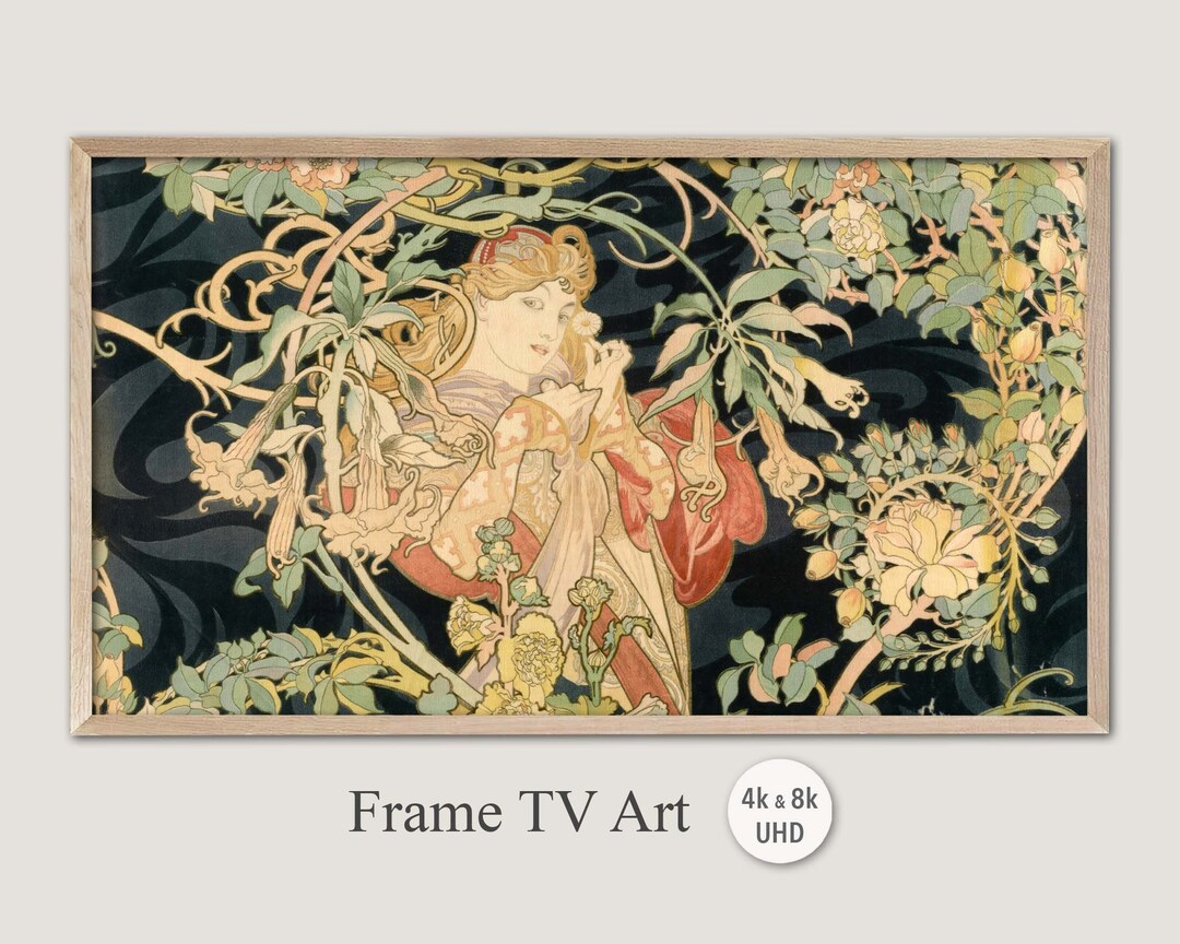 Samsung Frame TV Art 4k & 8k UHD-2 Digital Wall Art Alfons - Etsy