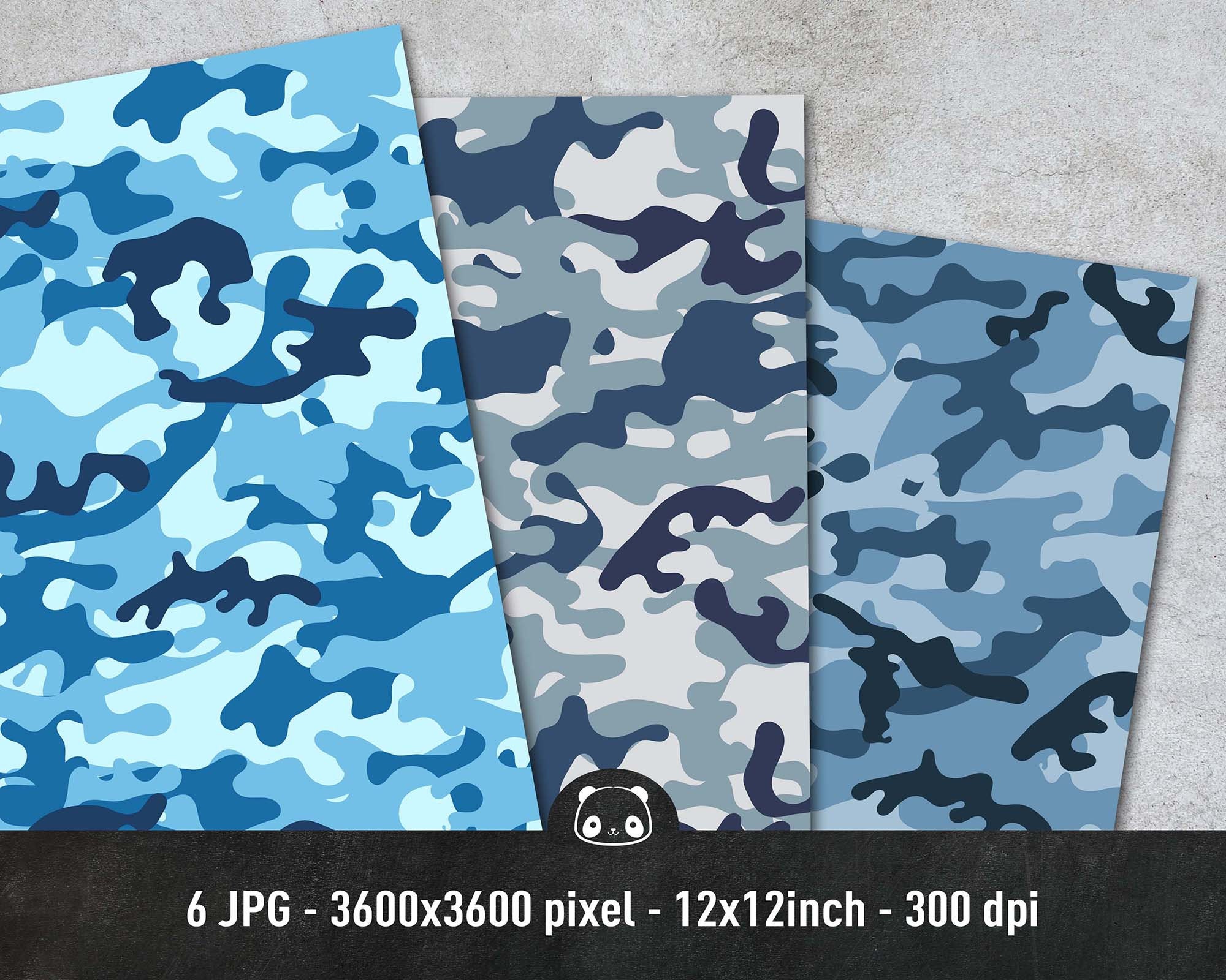 Camouflage Pattern, Vol.4, Army Camo Design, Digital Paper, Instant ...