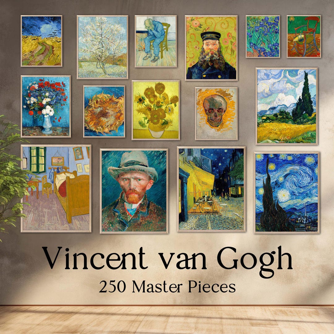 Vincent Van Gogh - 250 Master Pieces, the Artist's 250 Most Beautiful ...