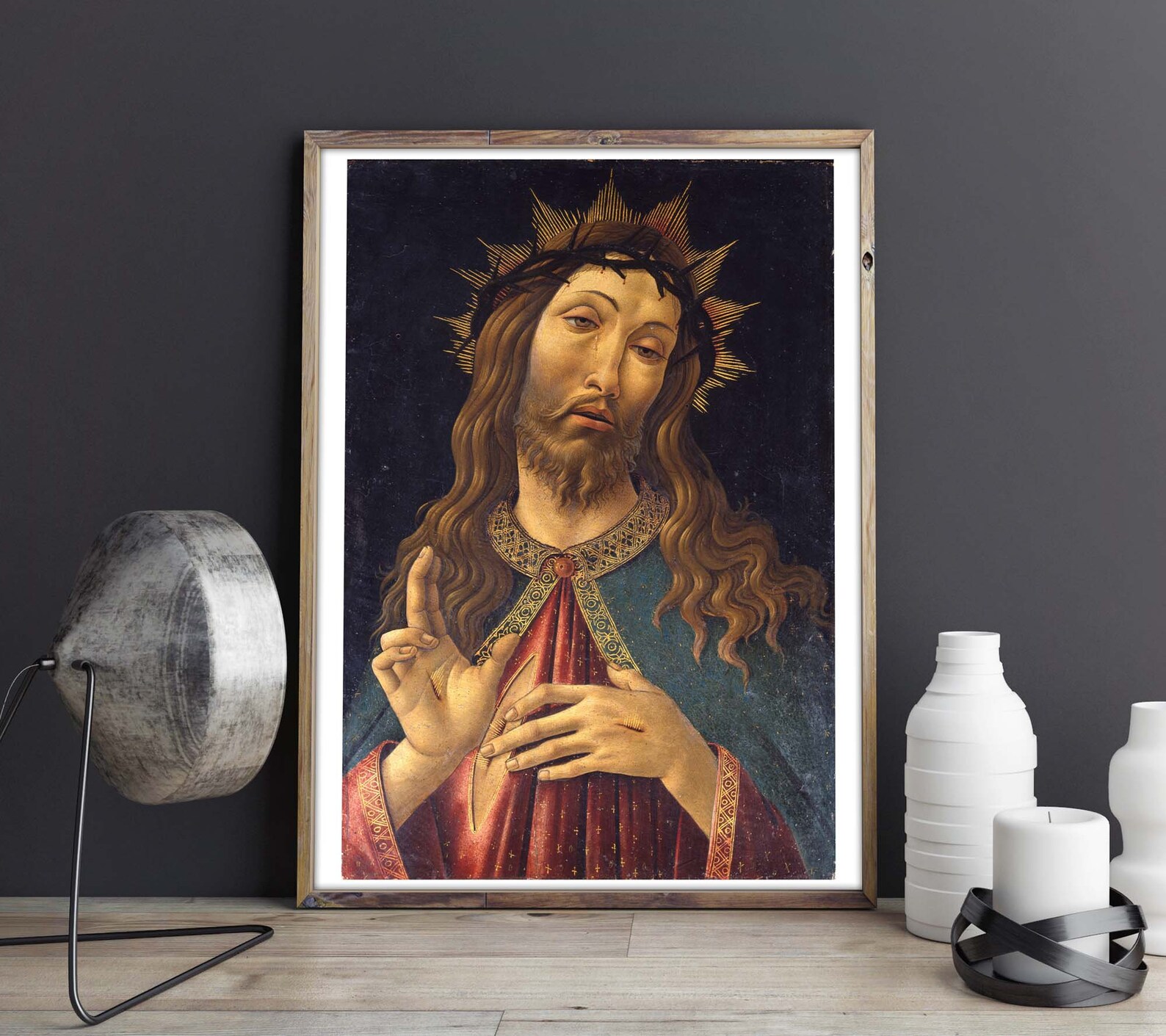 Jesus Christ by Sandro Botticelli Poster Christ the Redeemer - Etsy