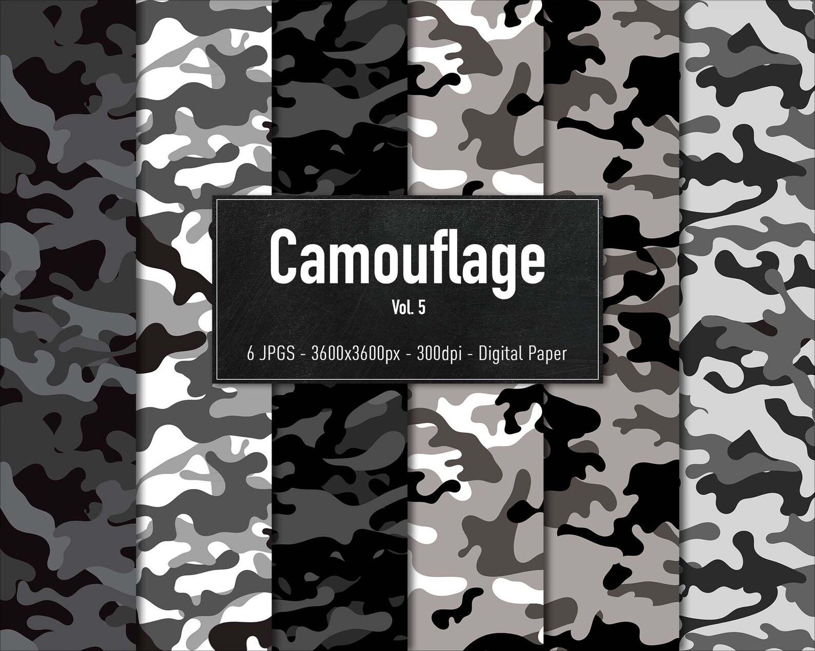 Camouflage Pattern Vol.5 Army Camo Design Digital Paper - Etsy