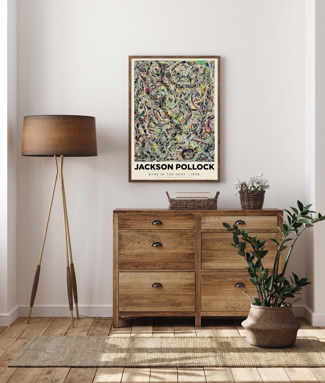 Jackson Pollock Eyes in the Heat Printable Art Instant - Etsy
