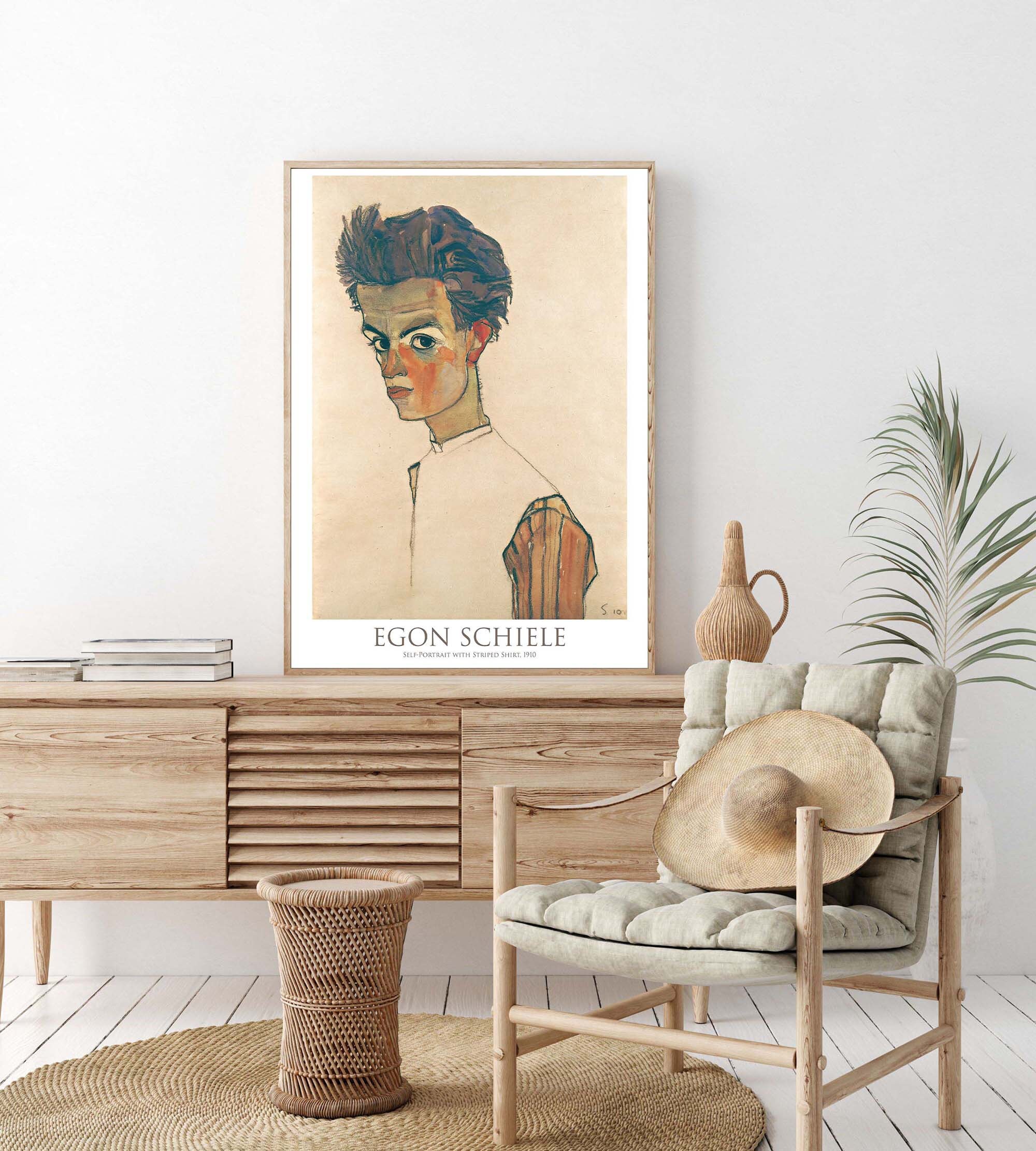 Set of 4 Egon Schiele Posters Printable Art Instant Download - Etsy