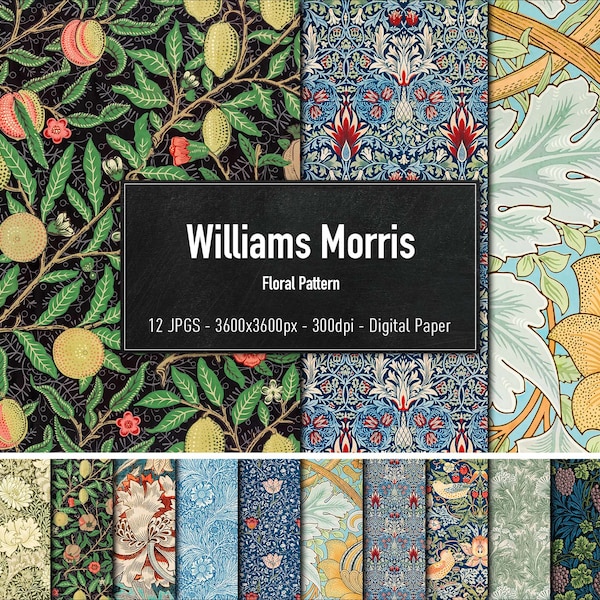 William Morris - Etsy