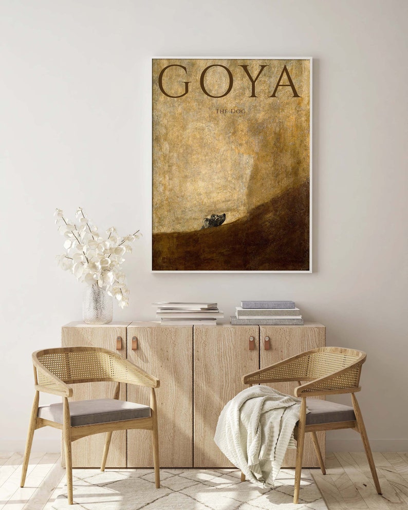Francisco De Goya, the Dog, Printable Poster, Downloadable Art Print ...