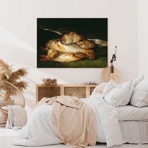 Francisco De Goya - Still Life With Golden Bream, Printable Poster, Art ...