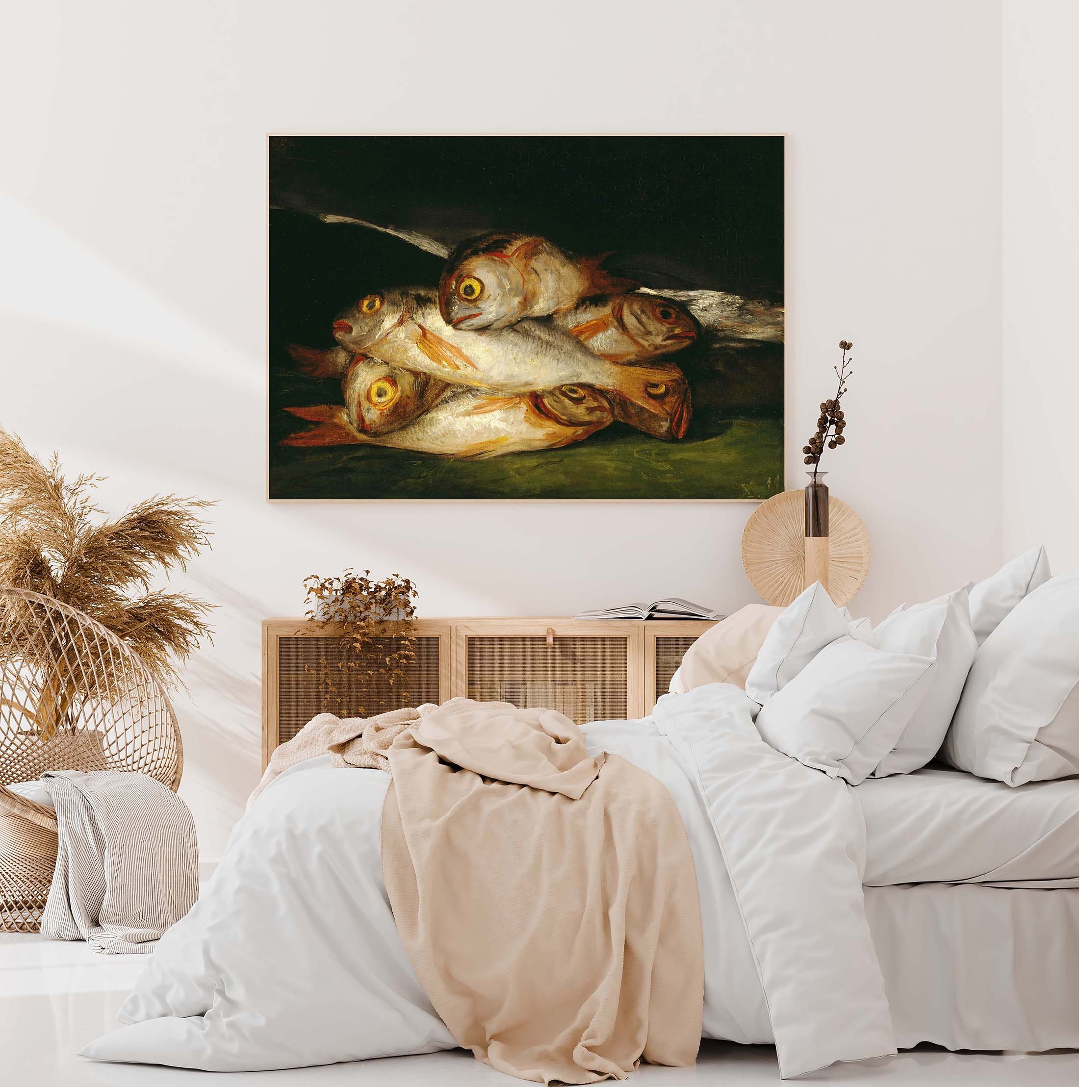 Francisco De Goya - Still Life With Golden Bream, Printable Poster, Art ...