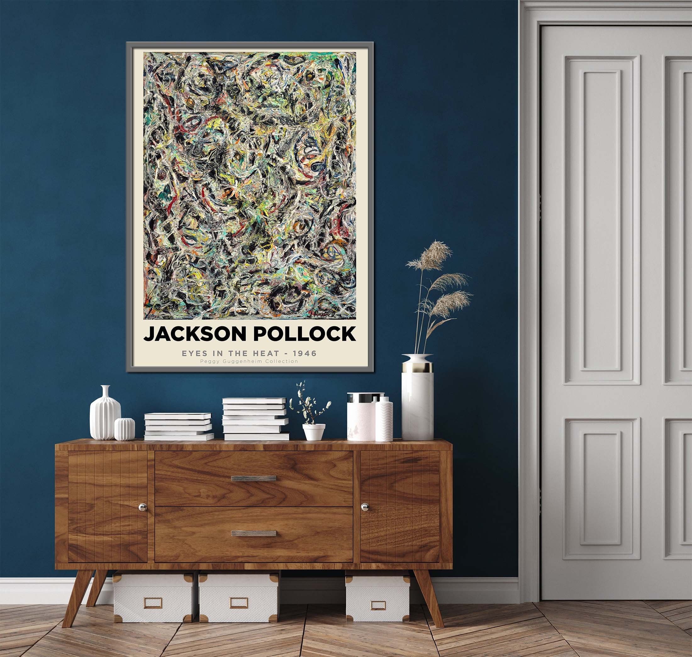 Jackson Pollock Eyes in the Heat Printable Art Instant - Etsy